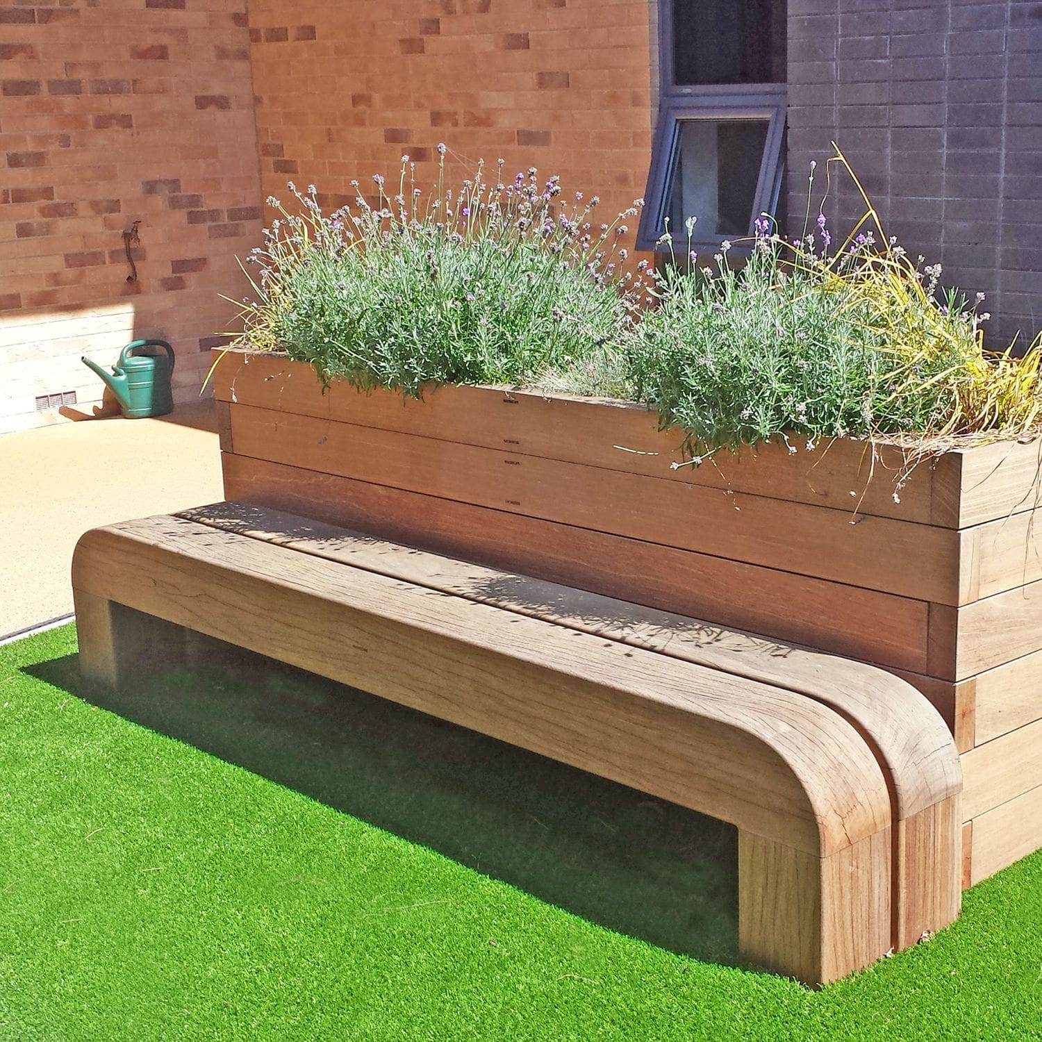 Contemporary public bench - TYPE 9 - Woodscape. - wooden / FSC ...