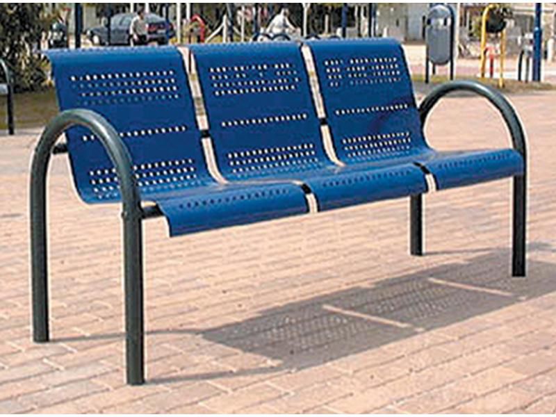 Contemporary public bench - 983 - SIGUERTA, S.L. - galvanised steel ...