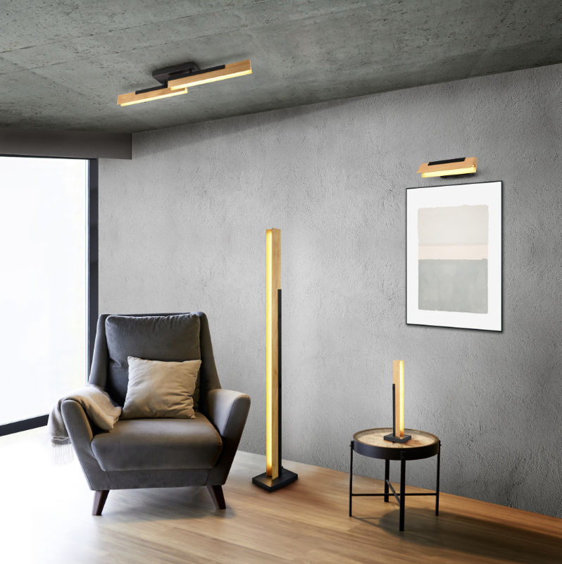 Contemporary wall light - KERALA - TRIO Leuchten GmbH - indoor / metal ...