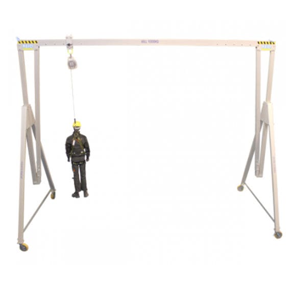 Stainless steel fall arrest anchor - SEKURALT PORTA-GANTRY 500-5000 ...