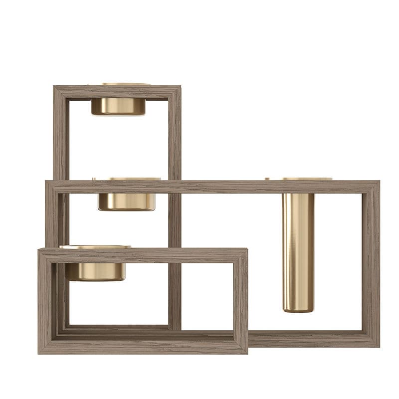 Oak candle holder - COMPOSE - Umage