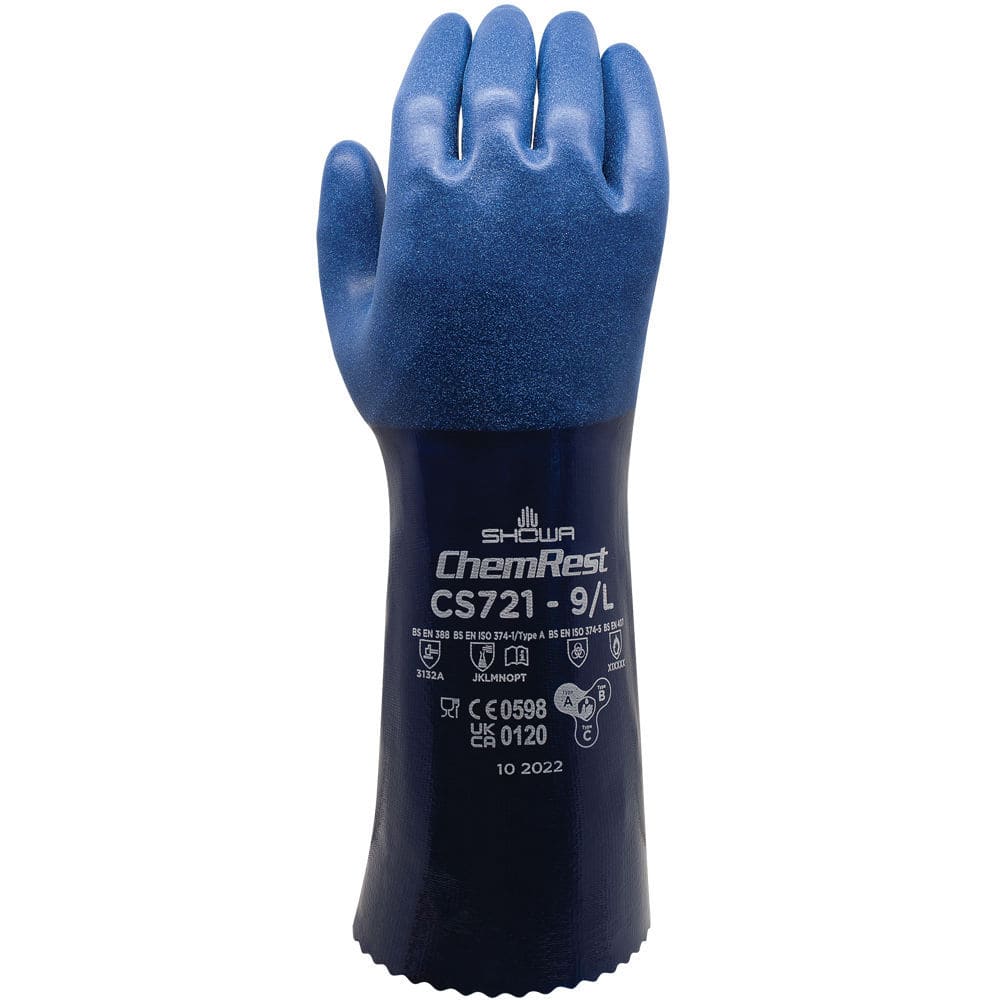 Handling glove - CS721 - Showa - laboratory / anti-cut / chemical ...