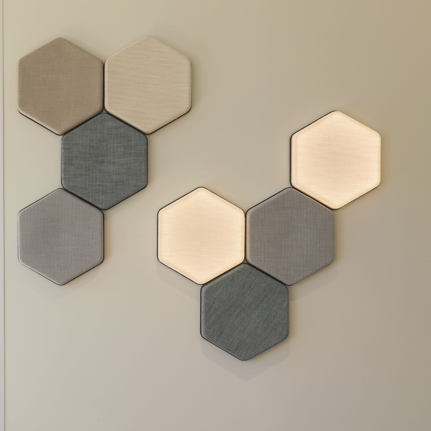 Interior acoustic panel - DALLE HEXAGONALE MURAL - Culture iN - for ...