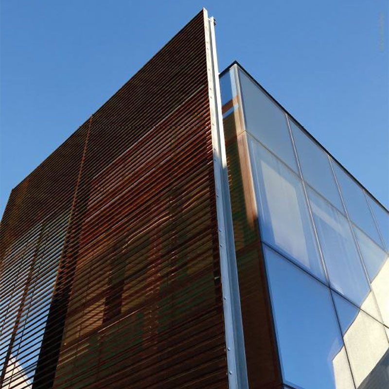 Louvered screening - ITALIA-CORTEN - LANG AND FULTON - COR-TEN® steel