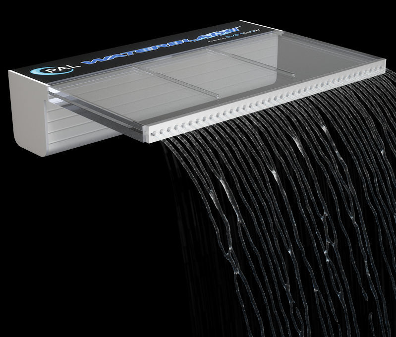 Swimming pool waterfall - WATERBLADE - PAL Lighting