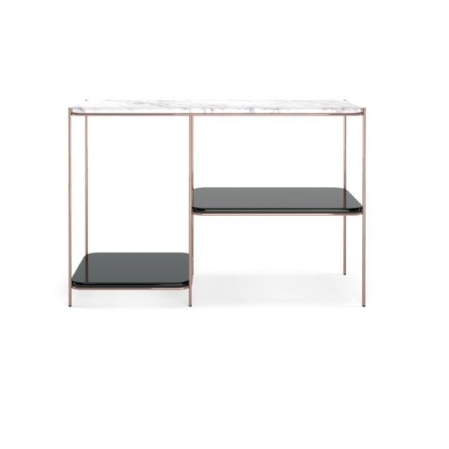 Contemporary sideboard table - STANLEY I - Praddy Unipessoal lda - stainless steel / lacquered ...