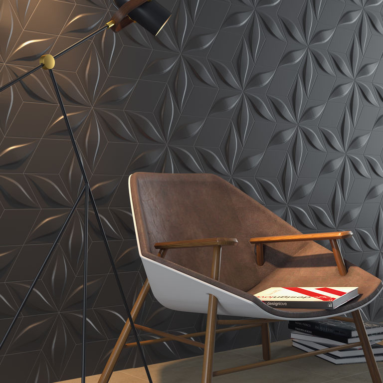 Indoor tile - BLEND - ZYK - wall / ceramic / lozenge