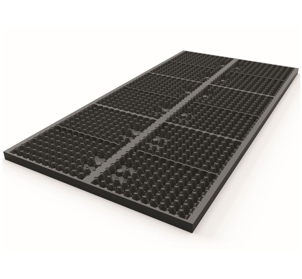 Excrescence drainage board - Q40 - Urbanscape - polystyrene / shear ...