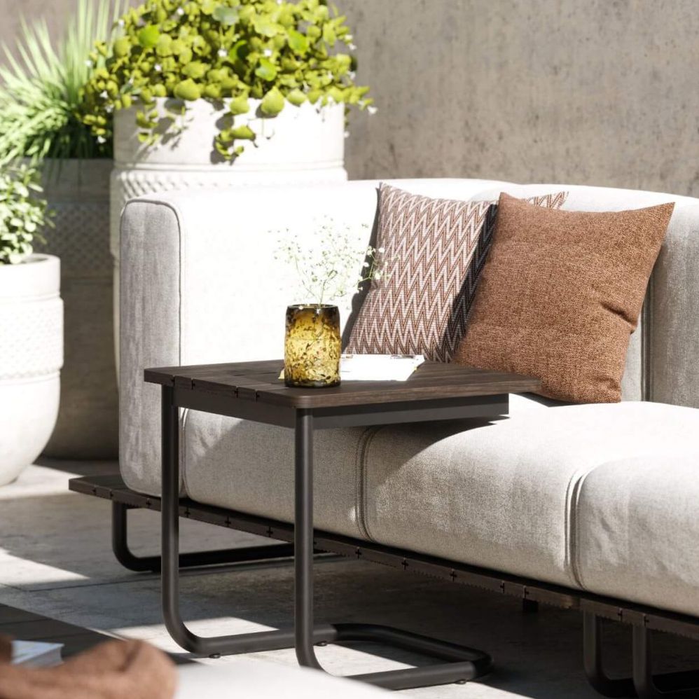 Contemporary side table - COPACABANA - Domkapa - high-pressure laminate ...