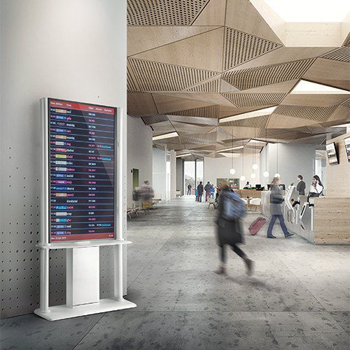 Freestanding touch screen - LDS01-55F - LUMI LEGEND CORP.