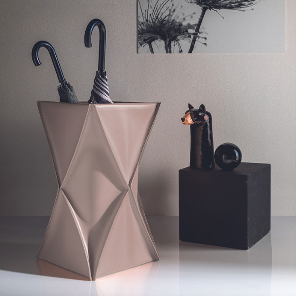Leather umbrella stand - XIDRA - Limac Design® - cotton / handmade