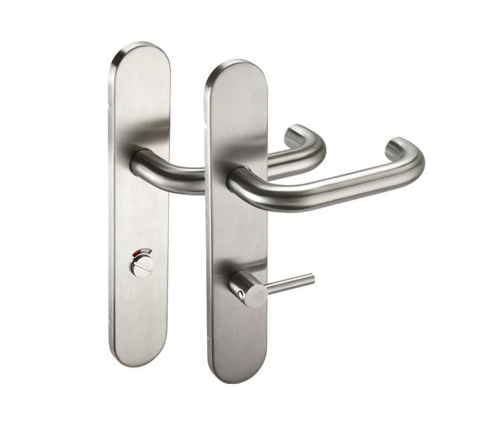 Door handle - K series - Access Hardware - stainless steel / aluminum ...
