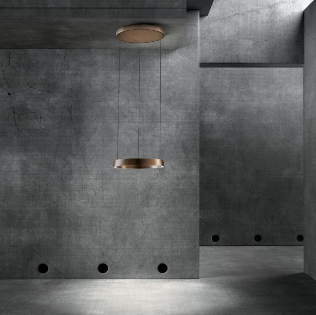 Hanging light fixture - EDGE ROUND - LIGHT POINT - LED / ring-shaped / IP20