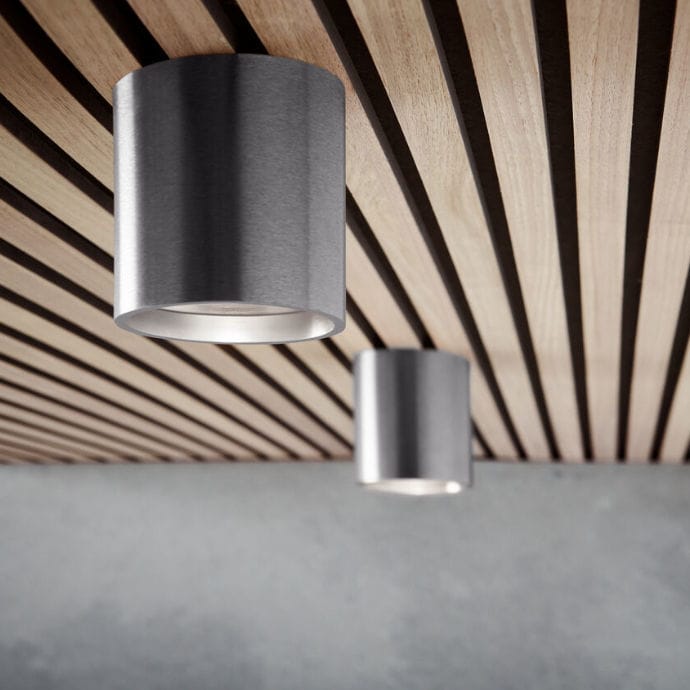 Contemporary ceiling light - SOLO - LIGHT POINT - round / square / cube