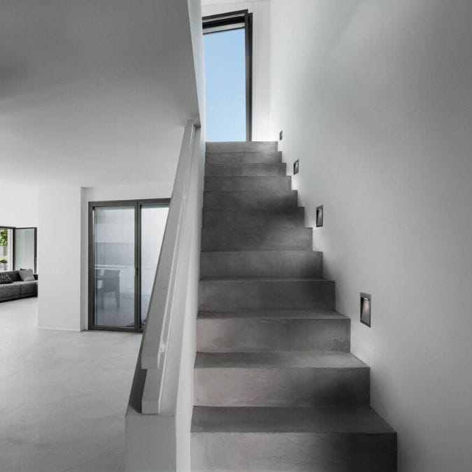 Recessed wall light fixture - DELI - LIGHT POINT - LED / square / IP54