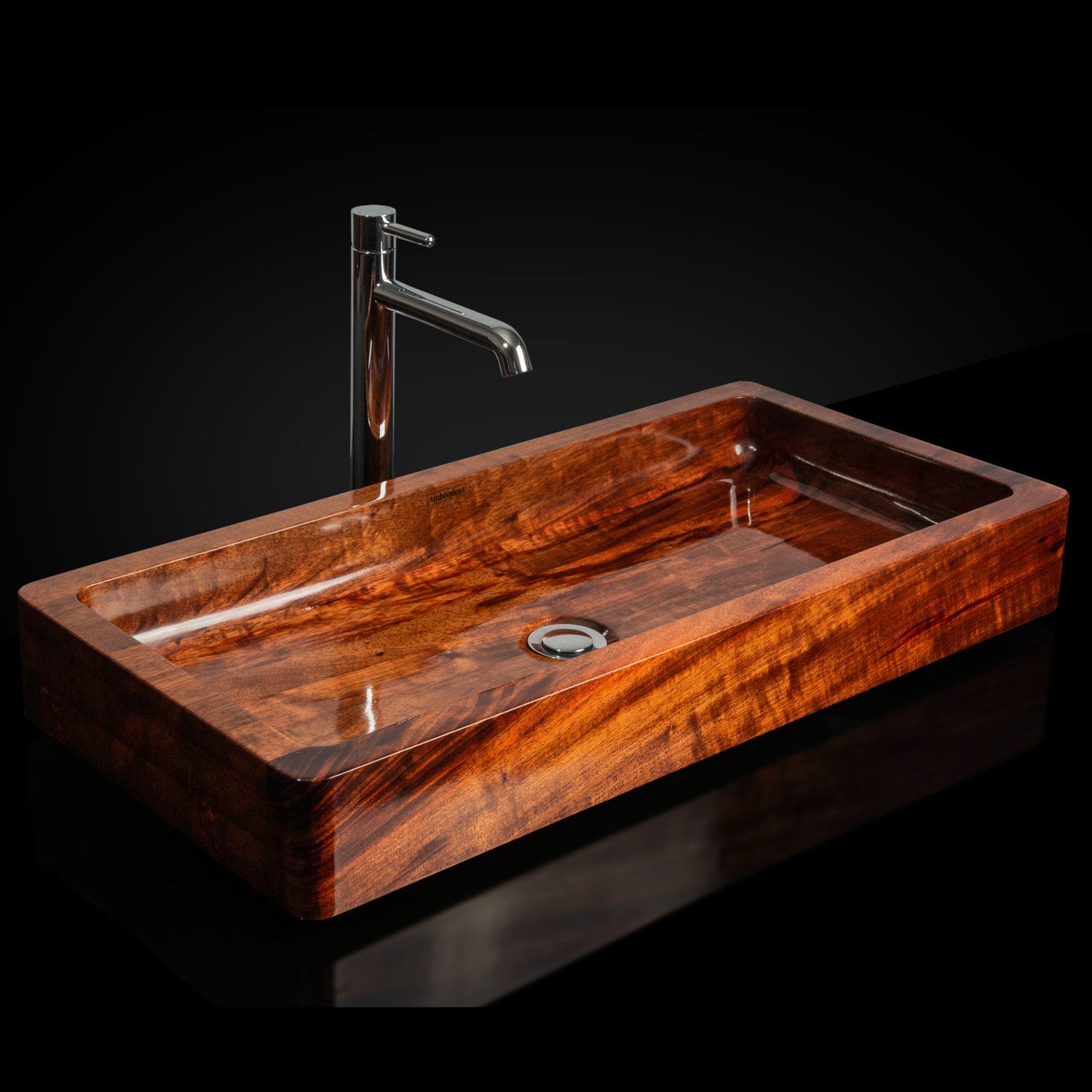 Countertop washbasin - BOTE - Ambivalent Design - wooden / custom ...