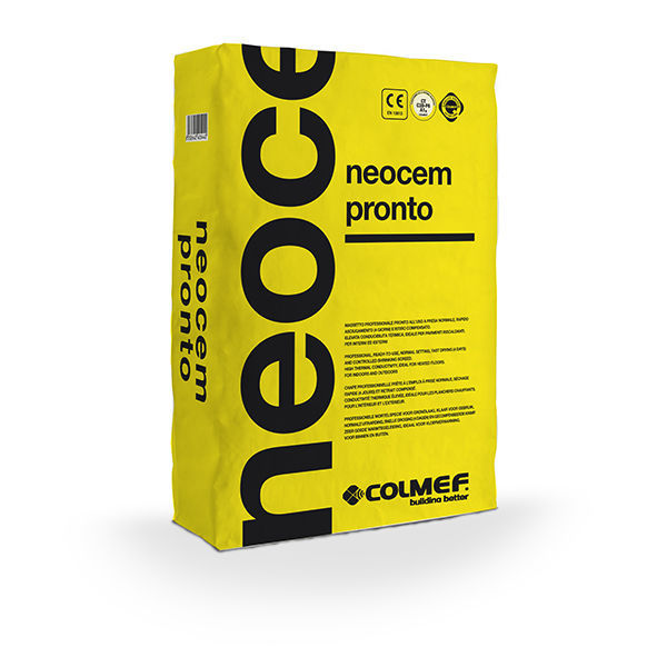 Quick-drying screed - NEOCEM PRONTO - COLMEF - radiant / cement