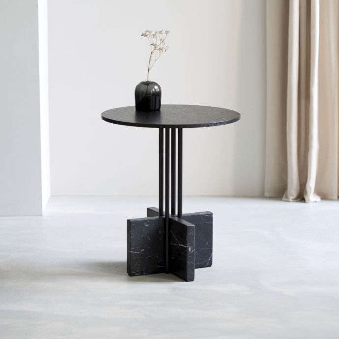 Contemporary side table - GRAVITY - favius - plywood / powder-coated ...
