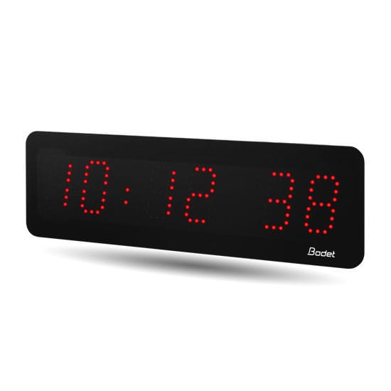 Contemporary clock - STYLE : 5S - Bodet Time - wall-mounted / digital ...