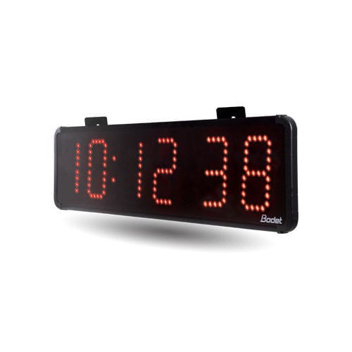 Contemporary clock - HMS : 10 - Bodet Time - wall-mounted / digital ...