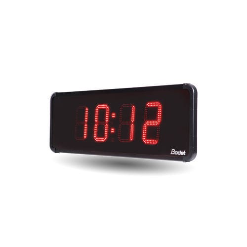 Contemporary clock - HMT : 20 - Bodet Time - wall-mounted / digital ...