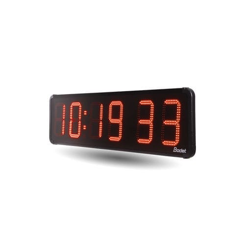 Contemporary clock - HMS : 15 - Bodet Time - wall-mounted / digital ...