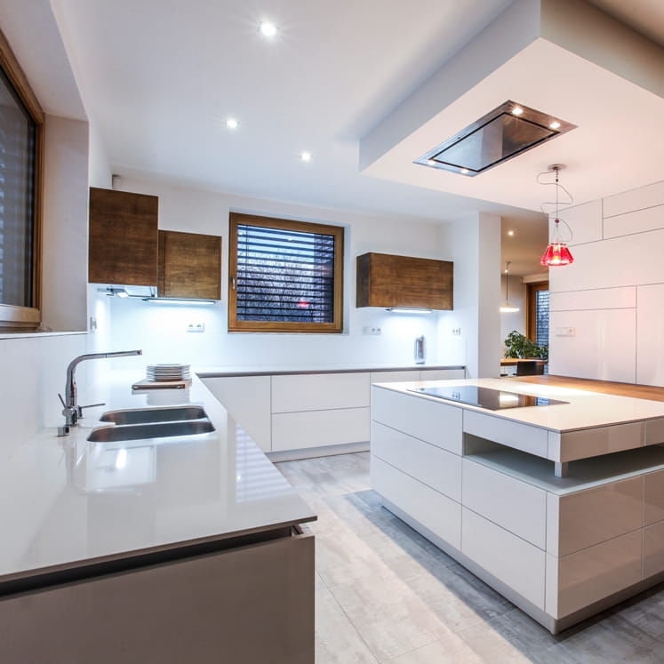 Engineered stone countertop - ESSENTIAL CRYSTAL POLAR WHITE ...