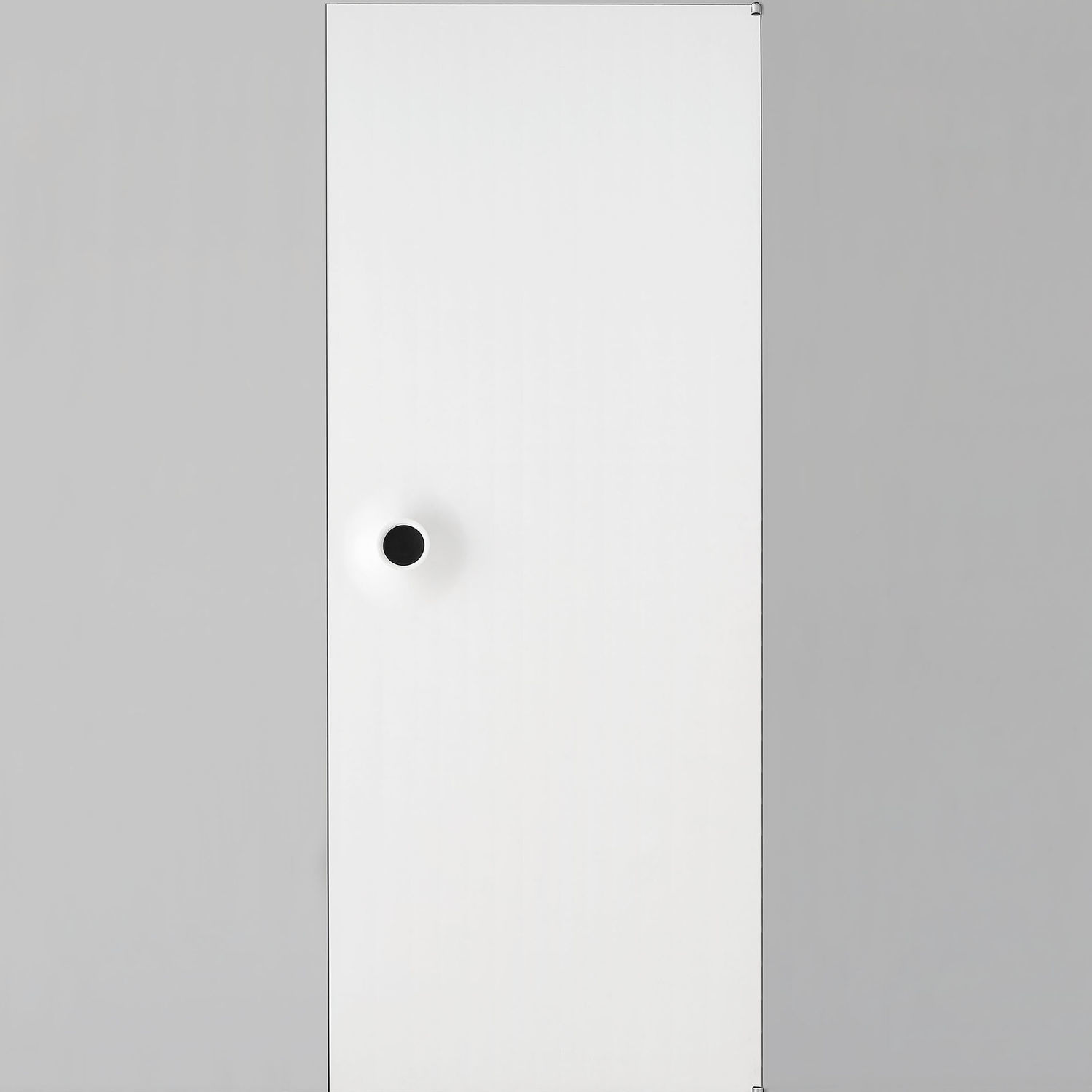 Flush door - RING - ALBED - interior / aluminum / anodized aluminum