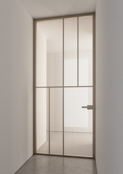 Interior door - CÉLINE - ALBED - aluminum / sliding / pivoting