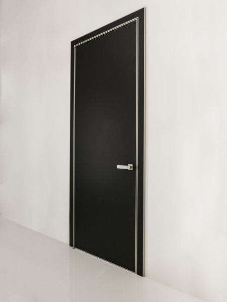 Interior door - QUADRA - ALBED - wooden / metal / aluminum