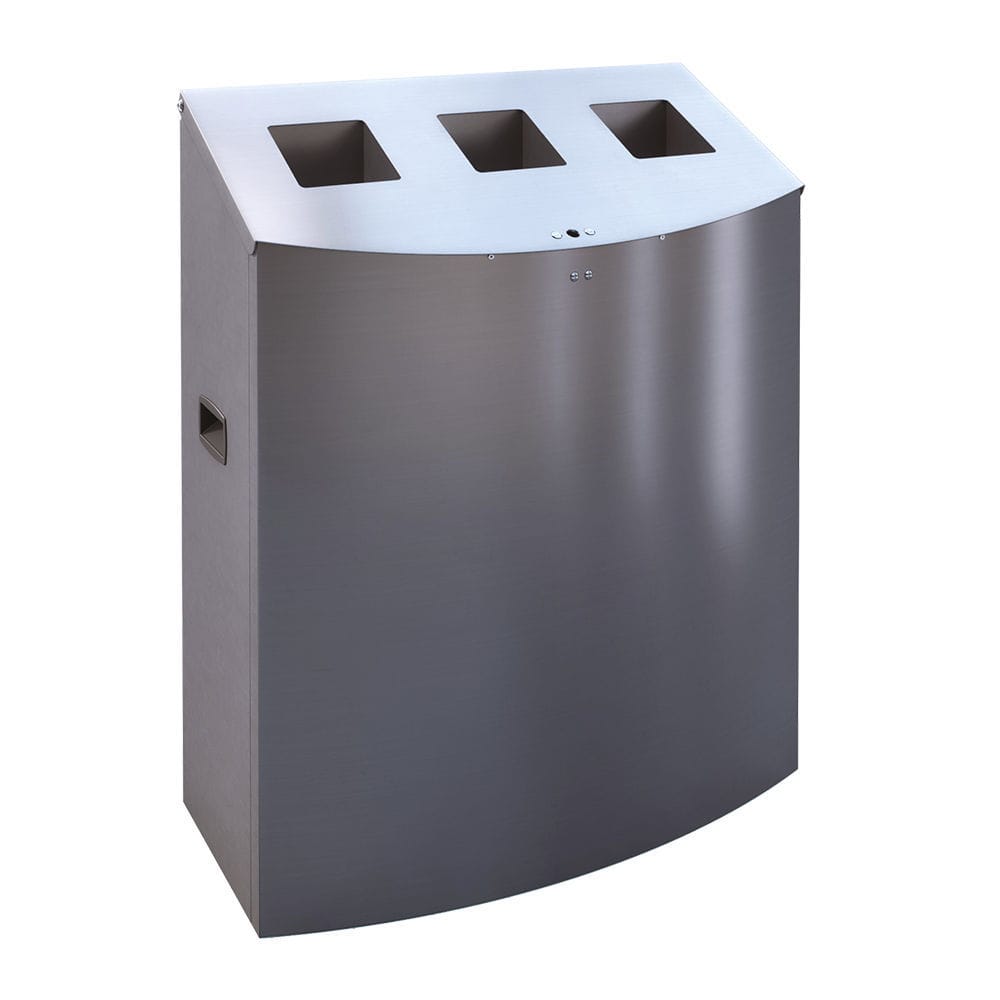 Galvanised steel waste paper basket - Steelwall - AUWEKO GmbH ...
