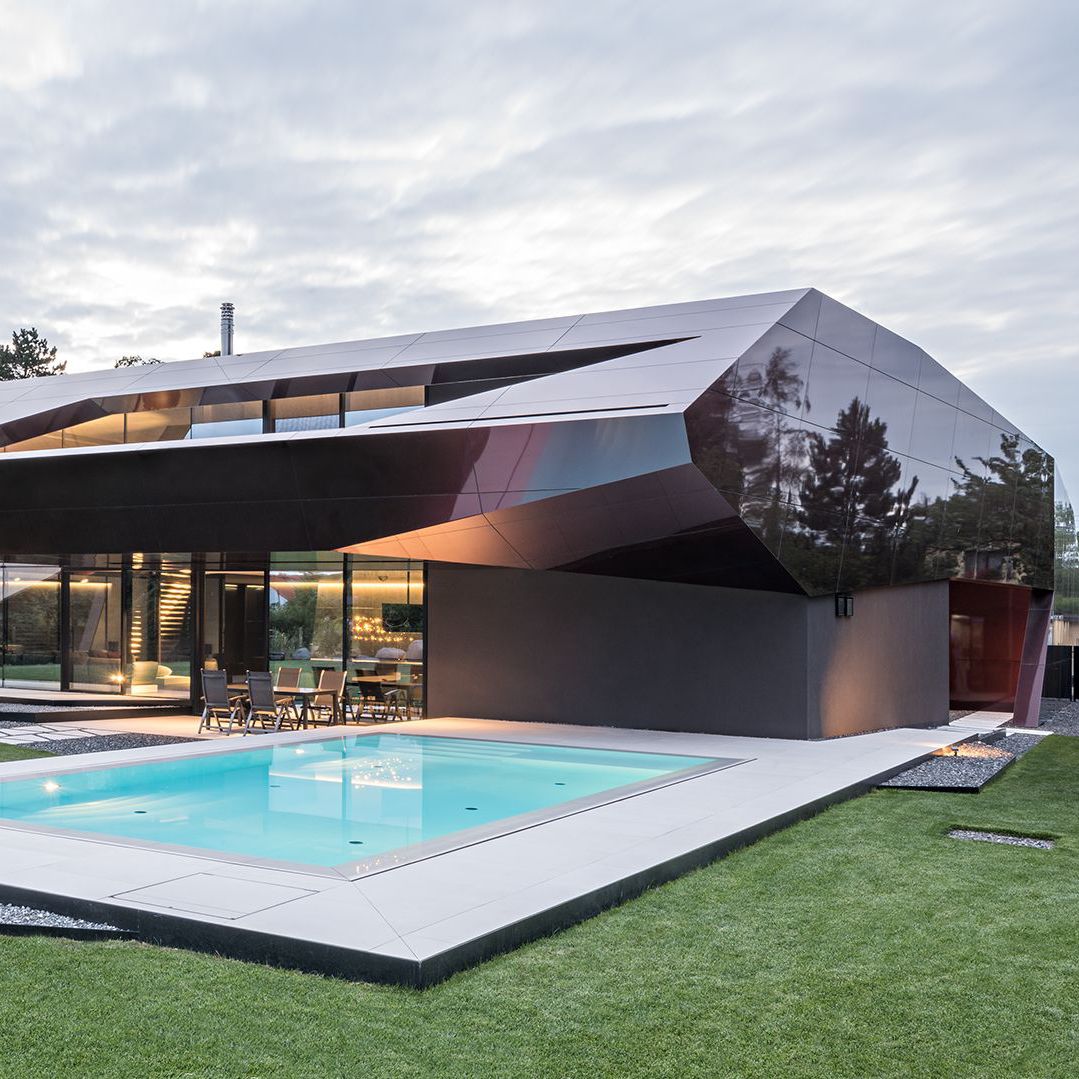 Facade cladding composite panel - PURPLE RAIN - ALUCOBOND - for roof ...