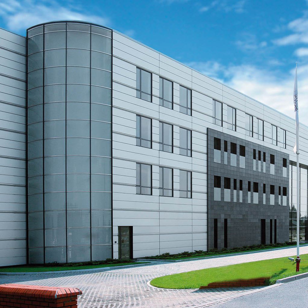 Cassette cladding - OFFICE BUILDING AND WAREHOUSE MAGO - ALUCOBOND ...