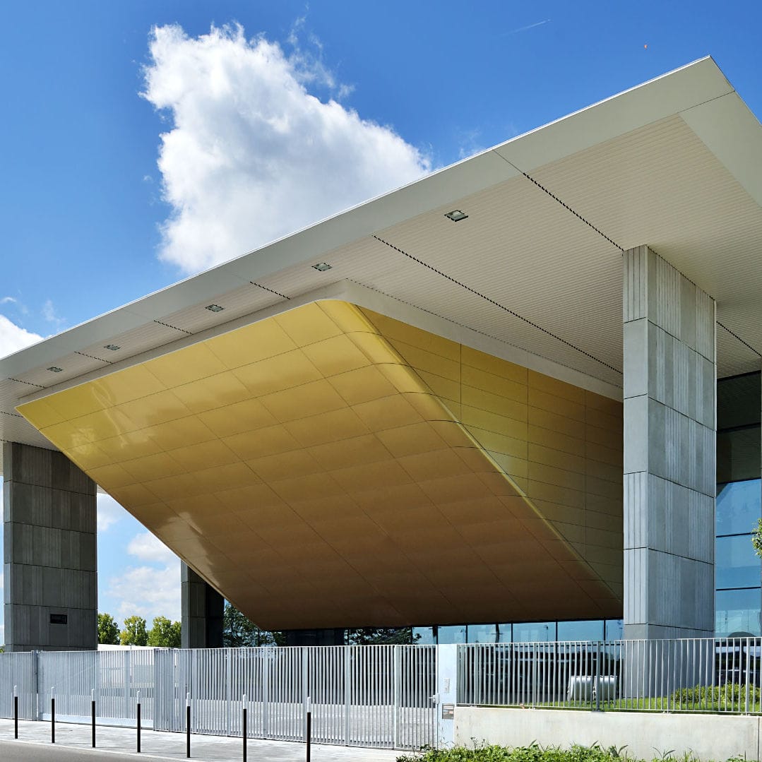 Facade cladding composite panel - CONGRÈS D'AGEN - ALUCOBOND - wall ...