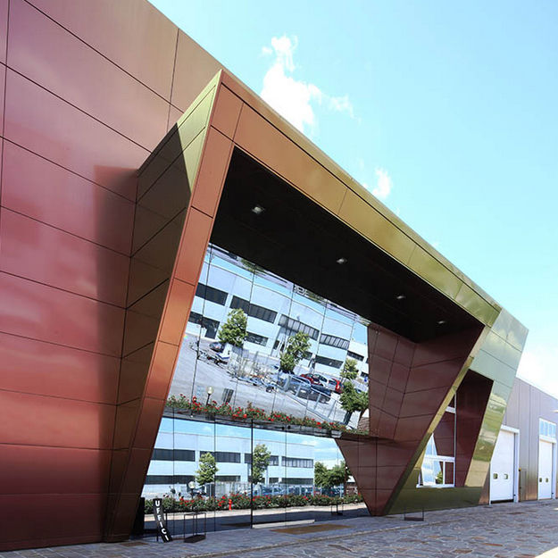 Panel cladding - L'ELITE DELL'ARREDAMENTO - ALUCOBOND - aluminum ...