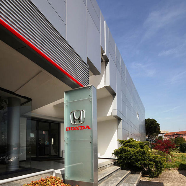 Panel cladding - AUTONORD - HONDA CAR DEALE - ALUCOBOND - aluminum ...