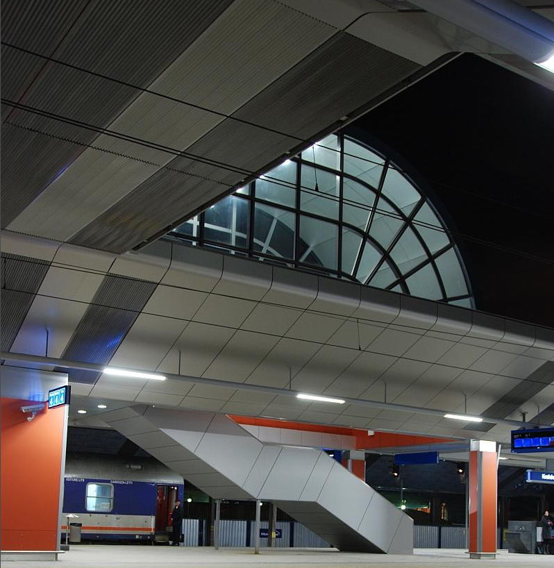 Building composite panel - CENTRAL STATION KRAKOW - ALUCOBOND - for ...