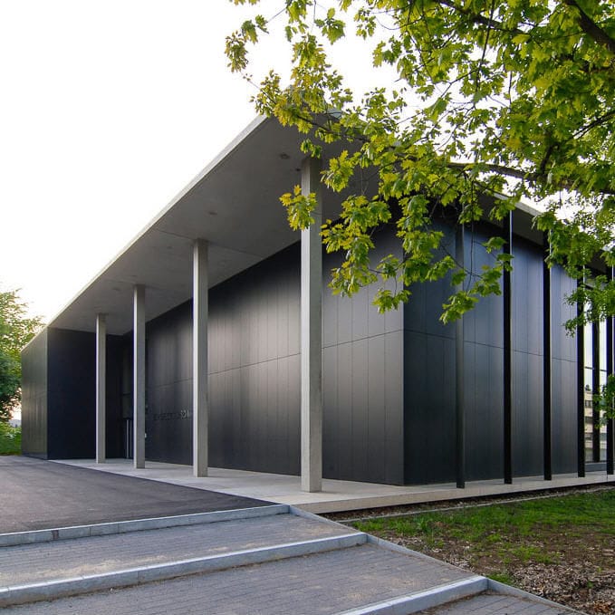 Panel cladding - STEFAN ANDRES SECONDARY SCHOOL - ALUCOBOND - aluminum ...