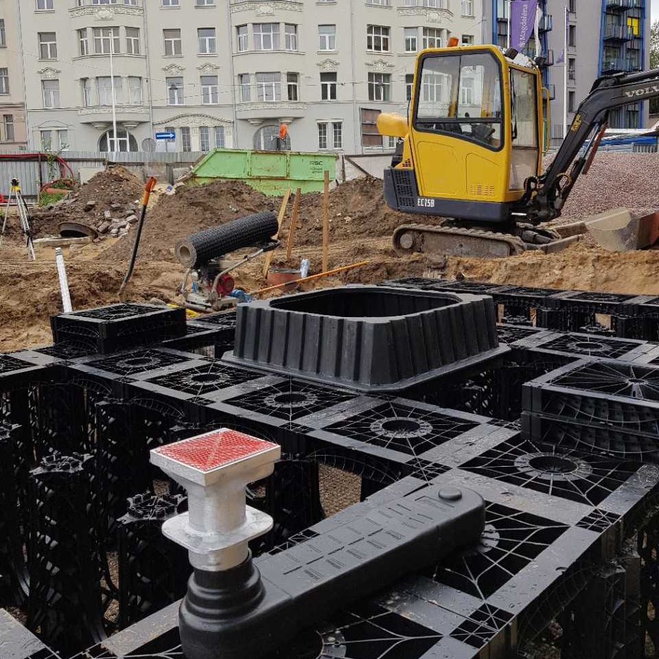 HDPE urban tree system - ROOTSPACE® 400 - GreenBlue Urban Ltd