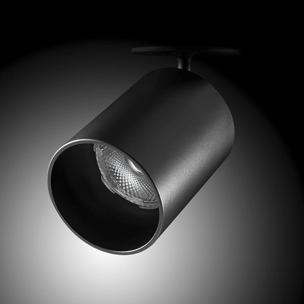 Ceiling-mounted spotlight - L5 - LOUPI - LED / round / for shop