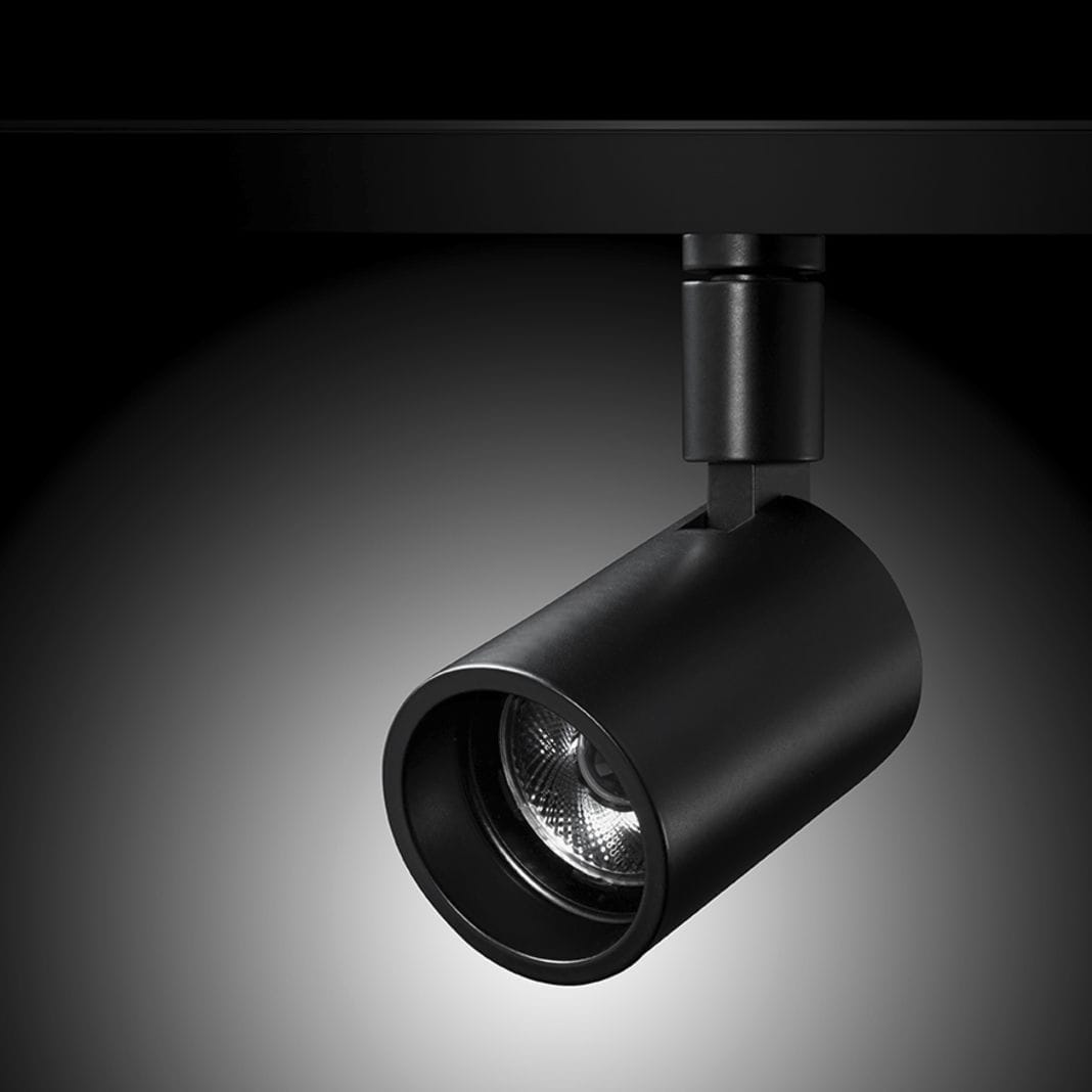 LED track light - D12 SLIM - LOUPI - round / PMMA / shop