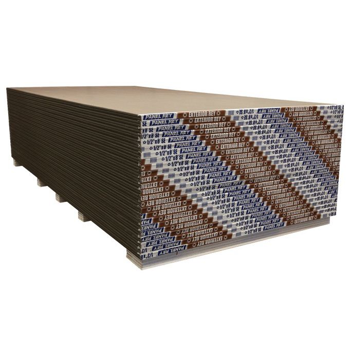 Rectangular gypsum plasterboard - EXTERIOR REY - Panel Rey - fire ...