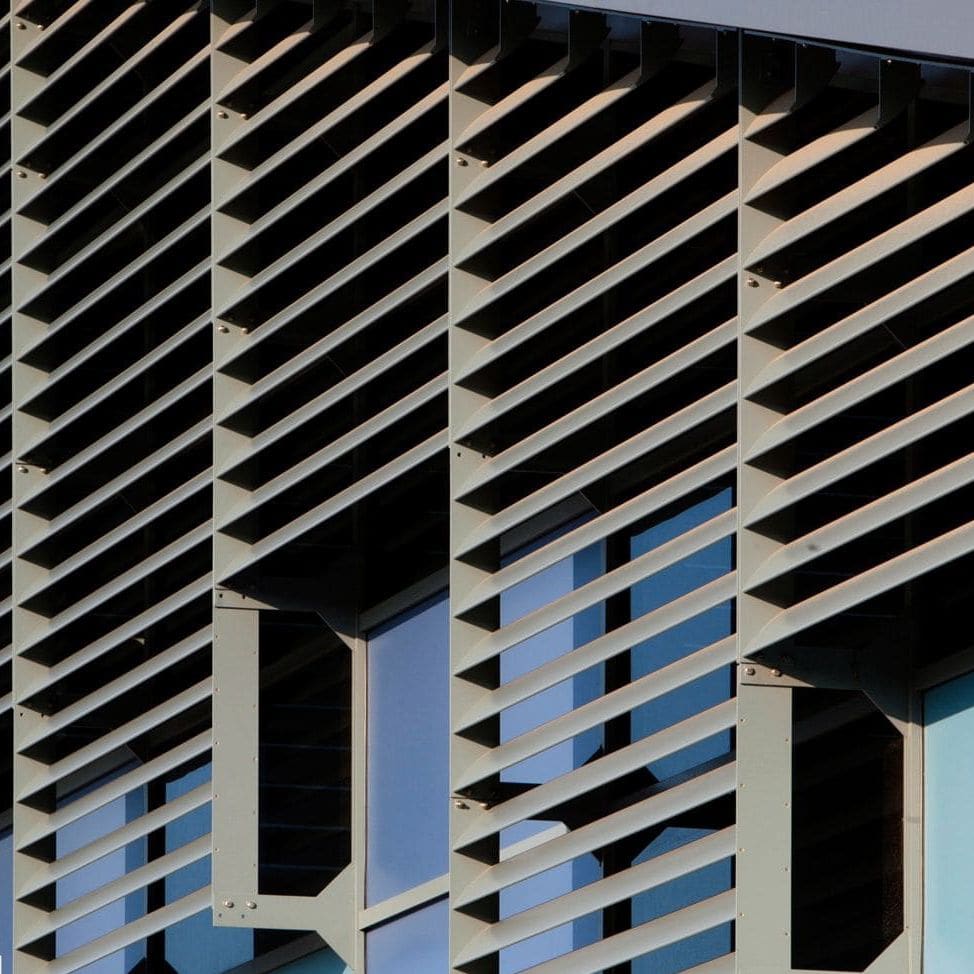 Aluminum solar shading - M-City Aluminum Co., Ltd. - for facade