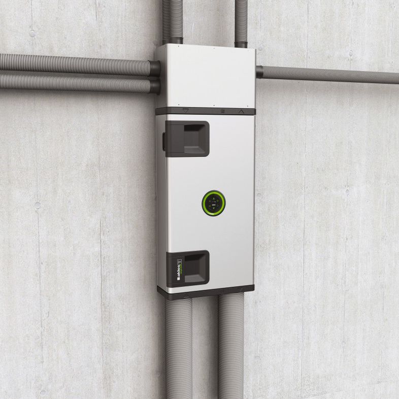 Centralized ventilation unit - INSPIRAIR® HOME SC - ALDES - dual-flow ...