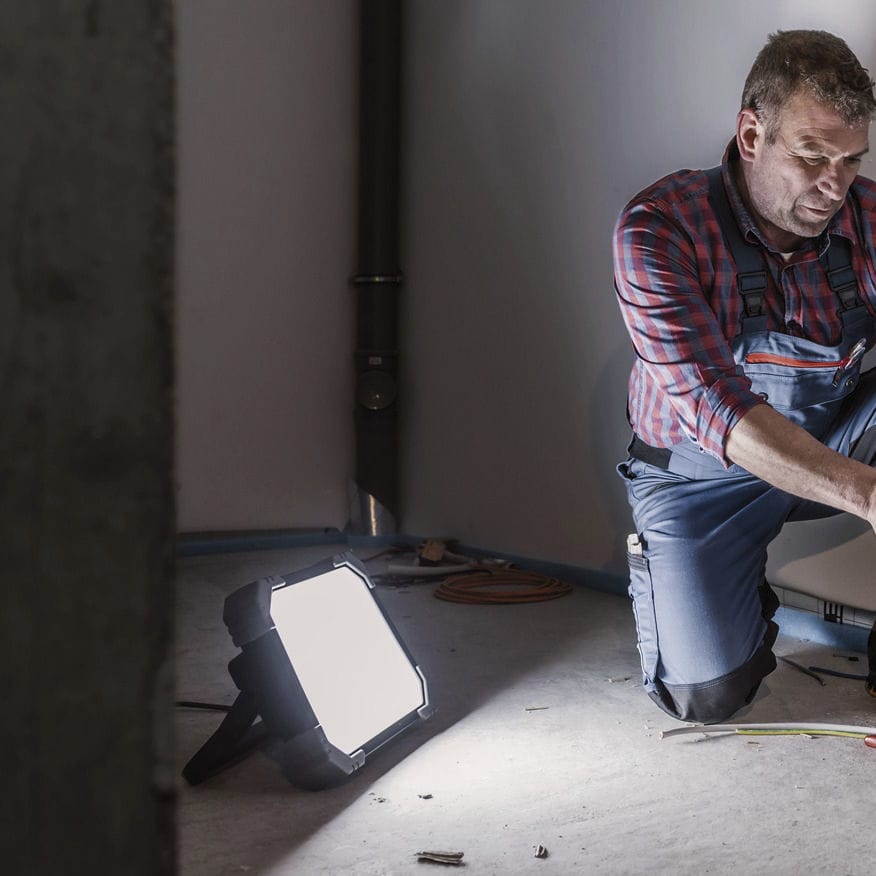 IP65 floodlight - DINORA 5050 - Brennenstuhl - LED / for construction ...