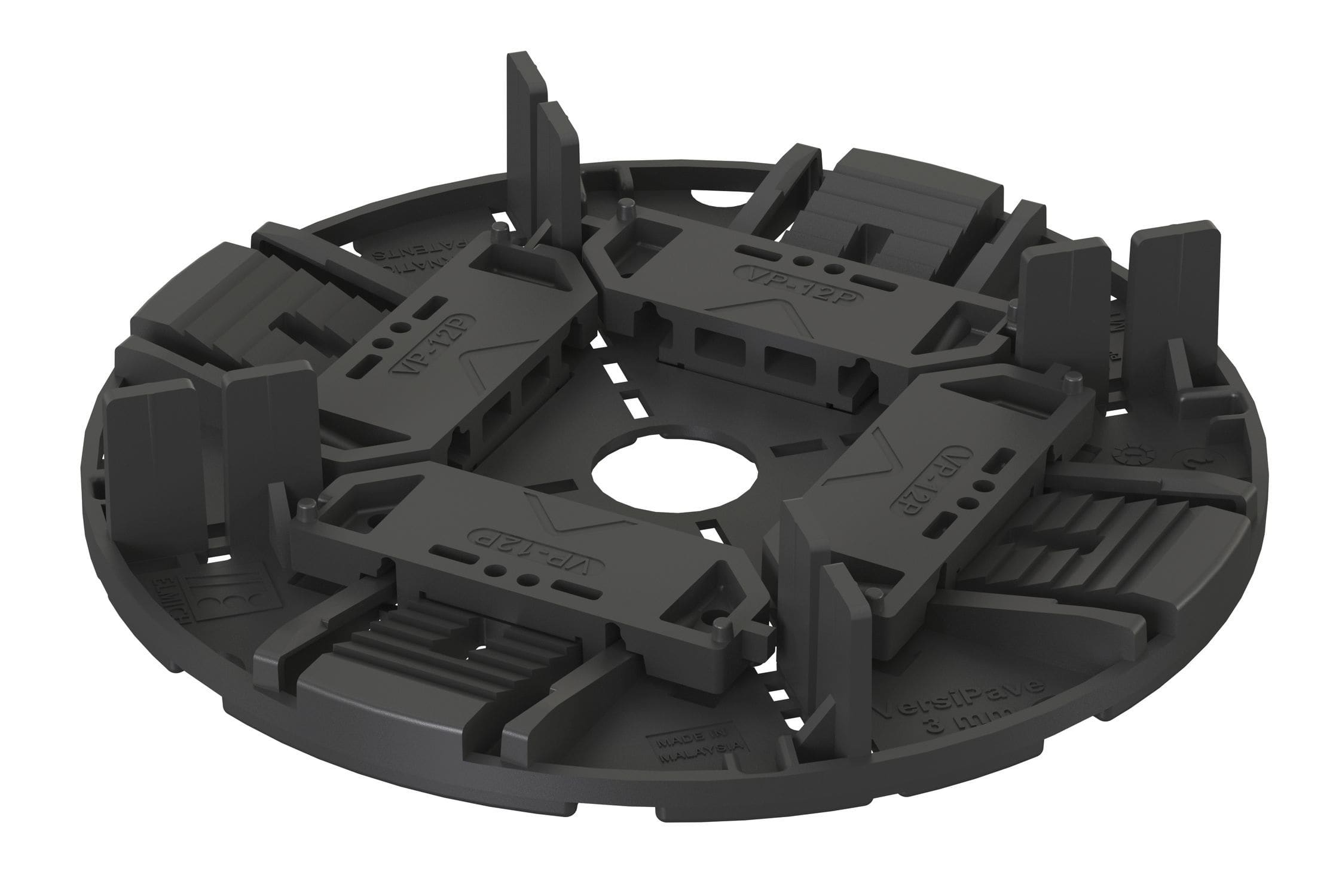 Polypropylene raised floor pedestal - VersiPave® 12P 12–24 mm - Elmich ...