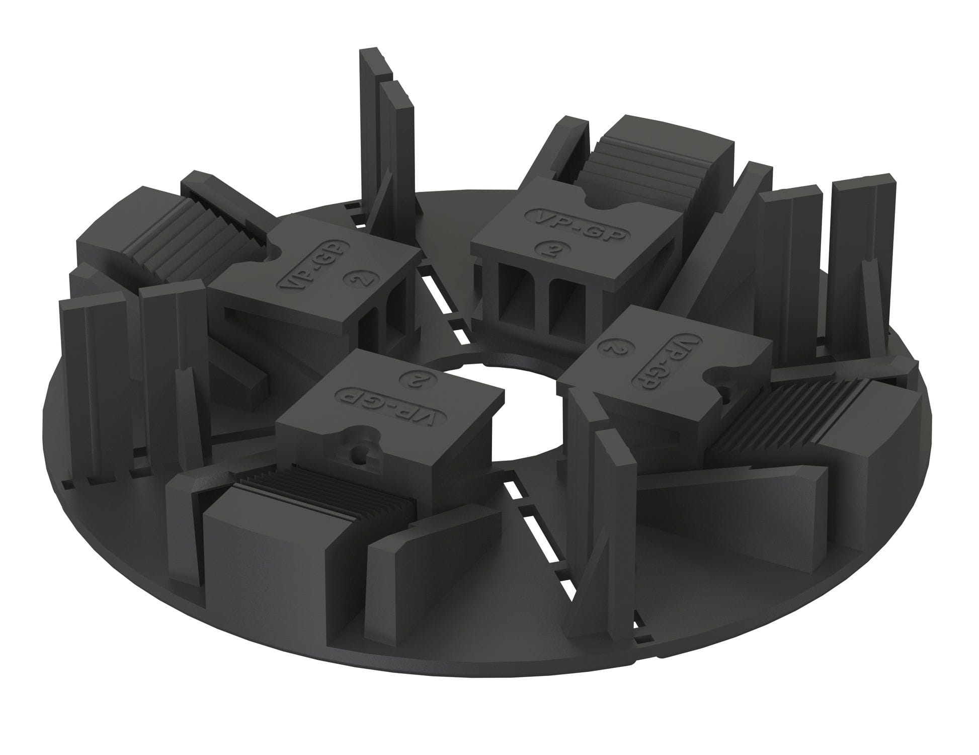 Polypropylene raised floor pedestal - VersiPave® GP 24–35 mm - Elmich ...