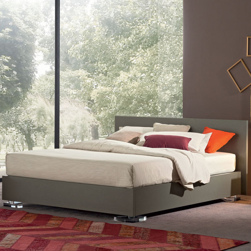 Double bed - VALDO - OGGIONI - contemporary / with headboard / with in ...