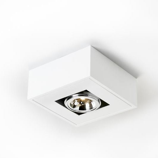 Surface mounted light fixture - AR111 - pvd concept - LED / square ...