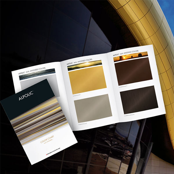 Aluminum cladding - ALPOLIC™ reAL Anodised - ALPOLIC™ - panel ...